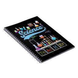 Science Teacher Laboratory Chemist Notebook | Zazzle