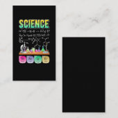 Science Teacher Laboratory Chemistry Scientist Business Card | Zazzle