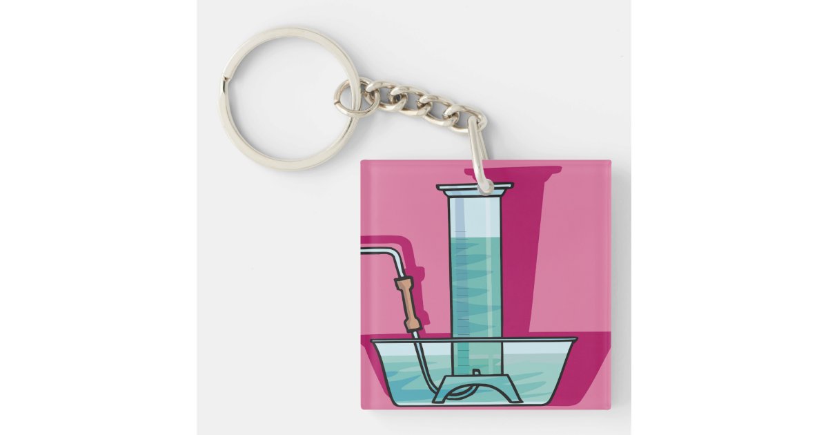 Science Test Tube Keychain | Zazzle