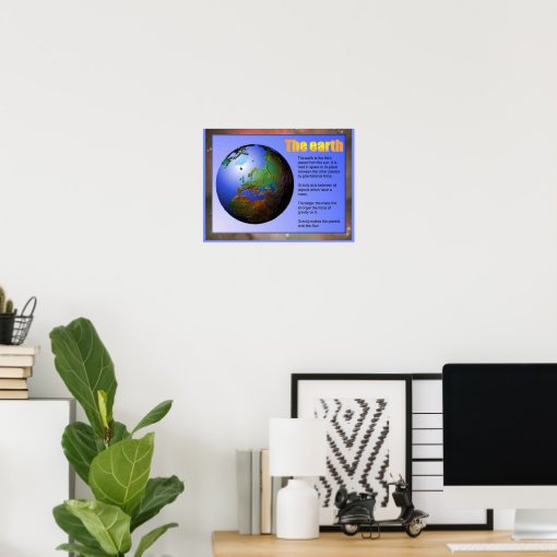 Science, The Earth Poster | Zazzle