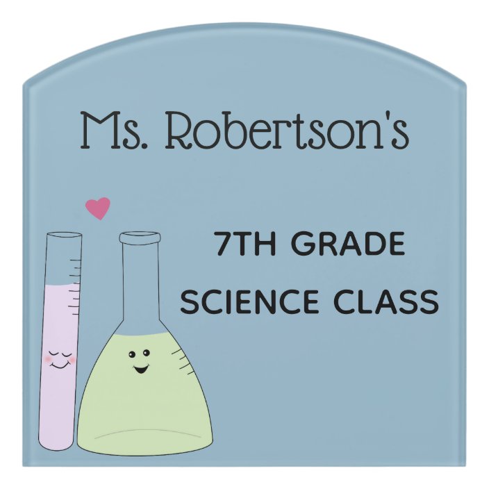 Science Themed Teacher Classroom Sign | Zazzle.com