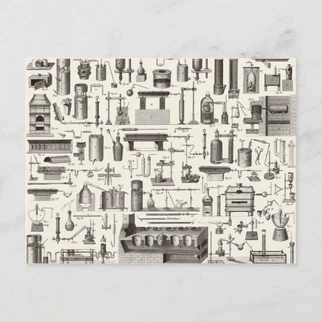 Scientific Tools Postcard | Zazzle