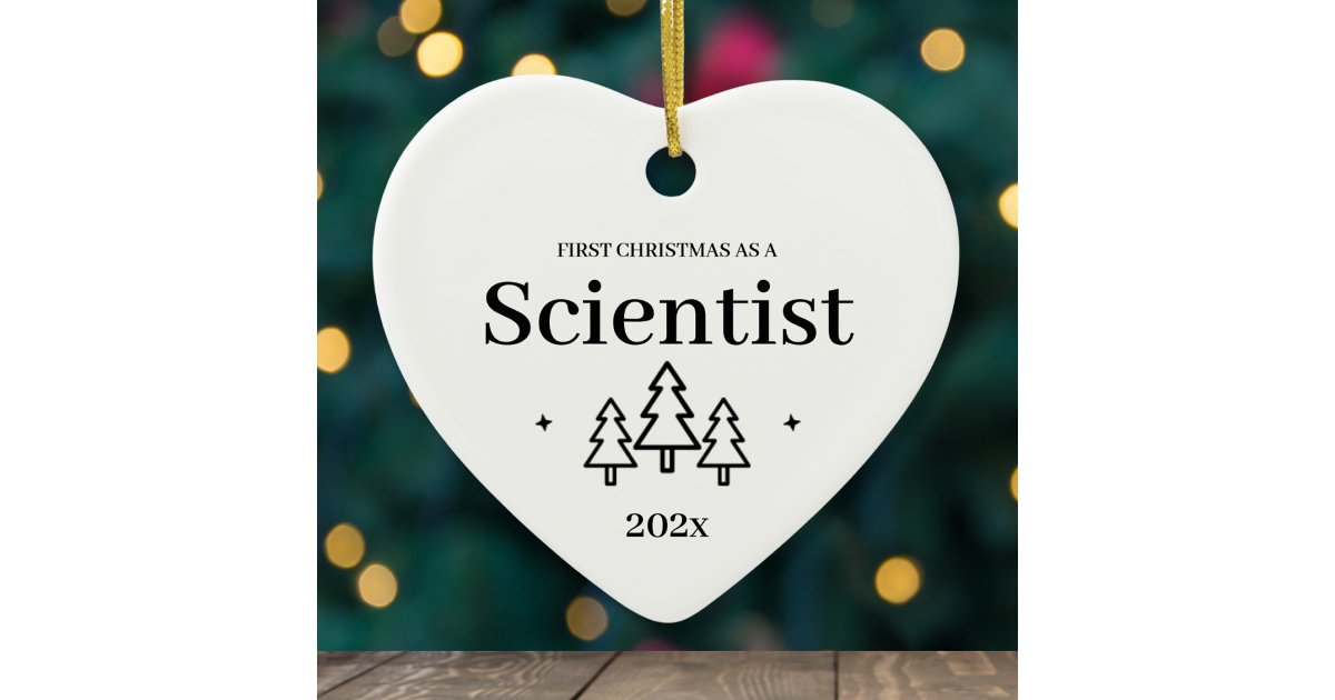 Scientist 2026 Christmas Ornament | Zazzle