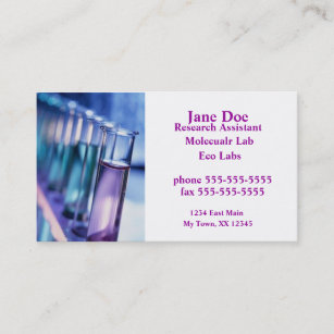 Research Scientist Business Cards - Business Card Printing | Zazzle