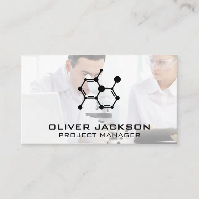 Scientist Microscope Business Card | Zazzle