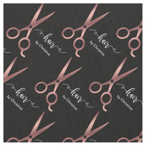 scissors pattern fabric | Zazzle