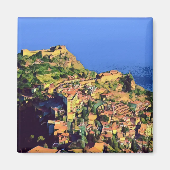 SCL001 TAORMINA - Sicily - Italy - Fridge Magnet | Zazzle