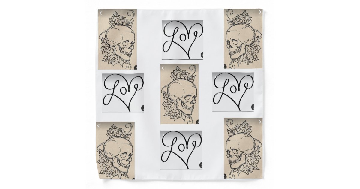 SCLATON IMAGE & Designing LOVE Bandana | Zazzle