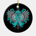 Scleroderma Awareness Cool Wings Ceramic Ornament | Zazzle