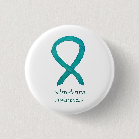 Scleroderma Awareness Ribbon Custom Pins | Zazzle.com