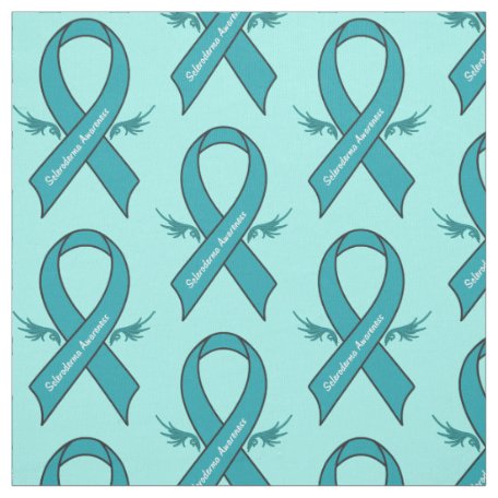 Scleroderma Awareness Butterfly Fabric | Zazzle