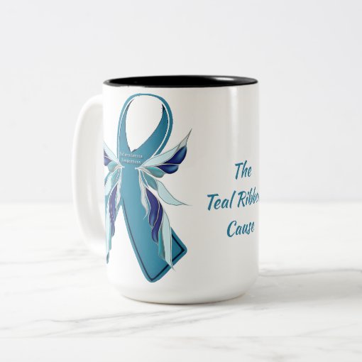 Scleroderma Awareness Teal Ribbon Cause Mug | Zazzle