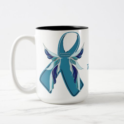 Scleroderma Awareness Teal Ribbon Cause Mug | Zazzle