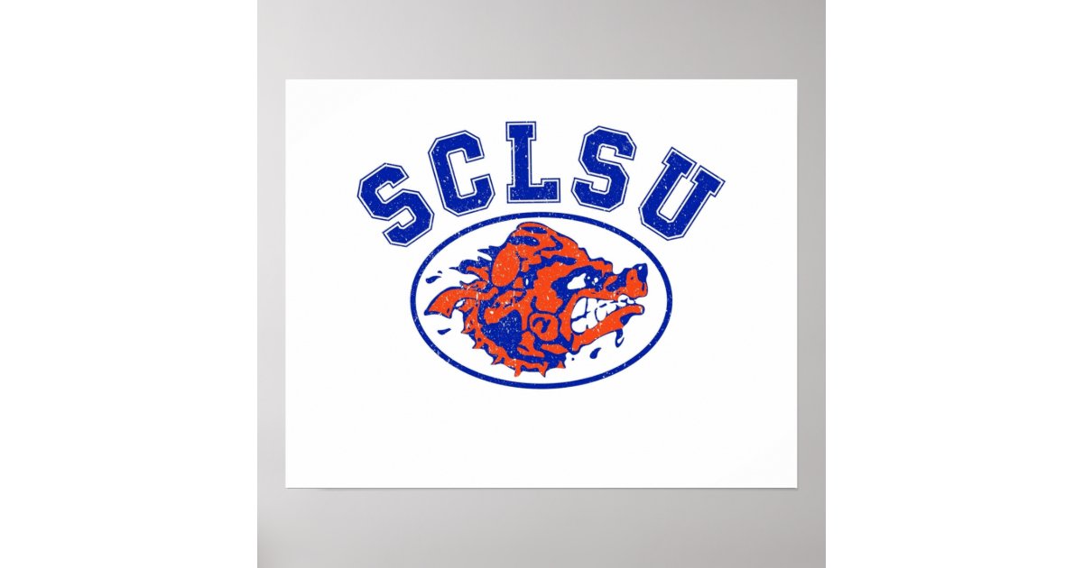 SCLSU Mud Dogs Poster | Zazzle