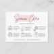 Scones Care & Serving Guide Watercolor Bakery Logo Business Card | Zazzle