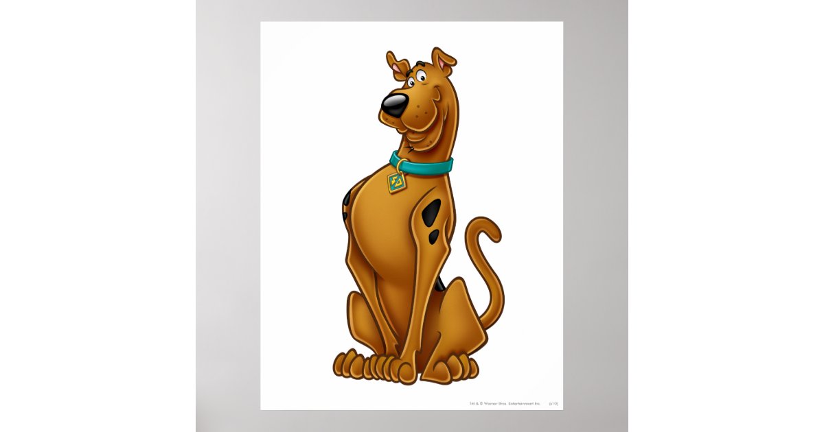 Scooby-Doo Airbrush Pose Poster | Zazzle