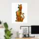 Scooby-Doo Airbrush Pose Poster | Zazzle