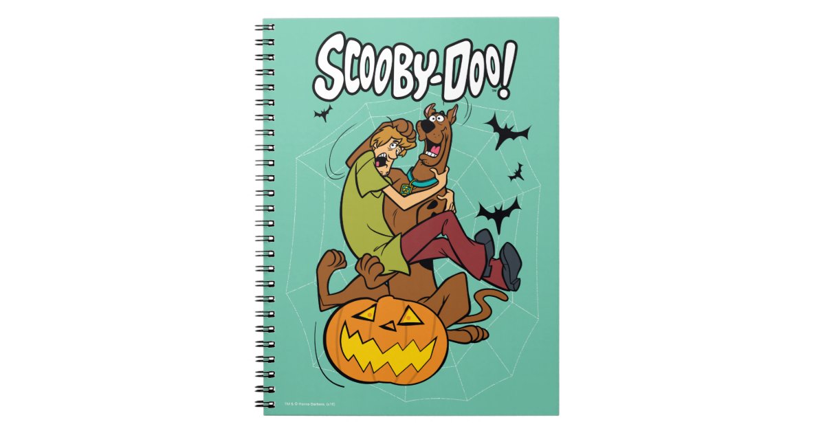 Scooby-Doo and Shaggy Halloween Fright Notebook | Zazzle