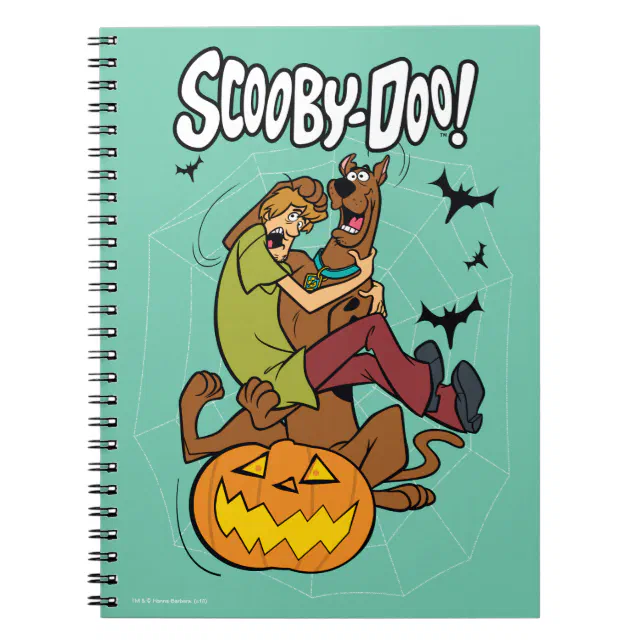 Scooby-Doo and Shaggy Halloween Fright Notebook | Zazzle