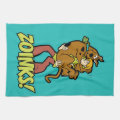 Scooby-Doo and Shaggy Zoinks! Kitchen Towel | Zazzle