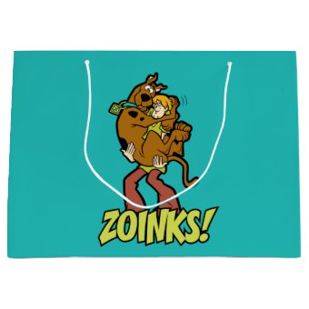 Scooby-Doo and Shaggy Zoinks! Large Gift Bag | Zazzle