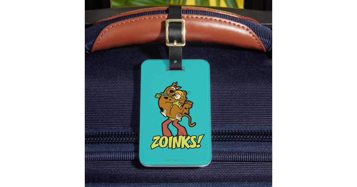 Scooby-Doo and Shaggy Zoinks! Luggage Tag | Zazzle