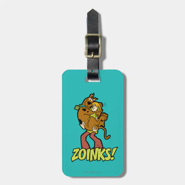Scooby-Doo and Shaggy Zoinks! Luggage Tag | Zazzle