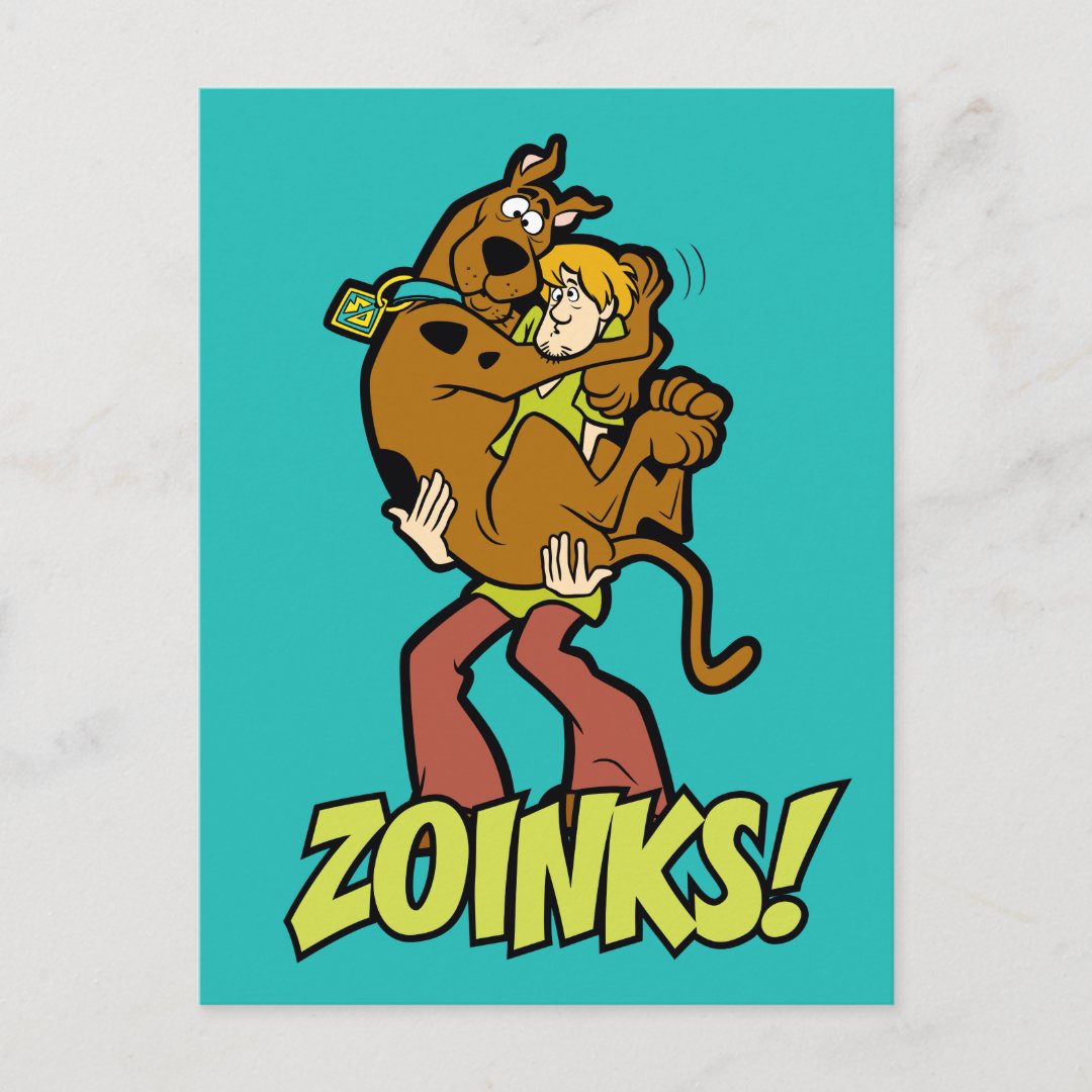 Scooby-Doo and Shaggy Zoinks! Postcard | Zazzle