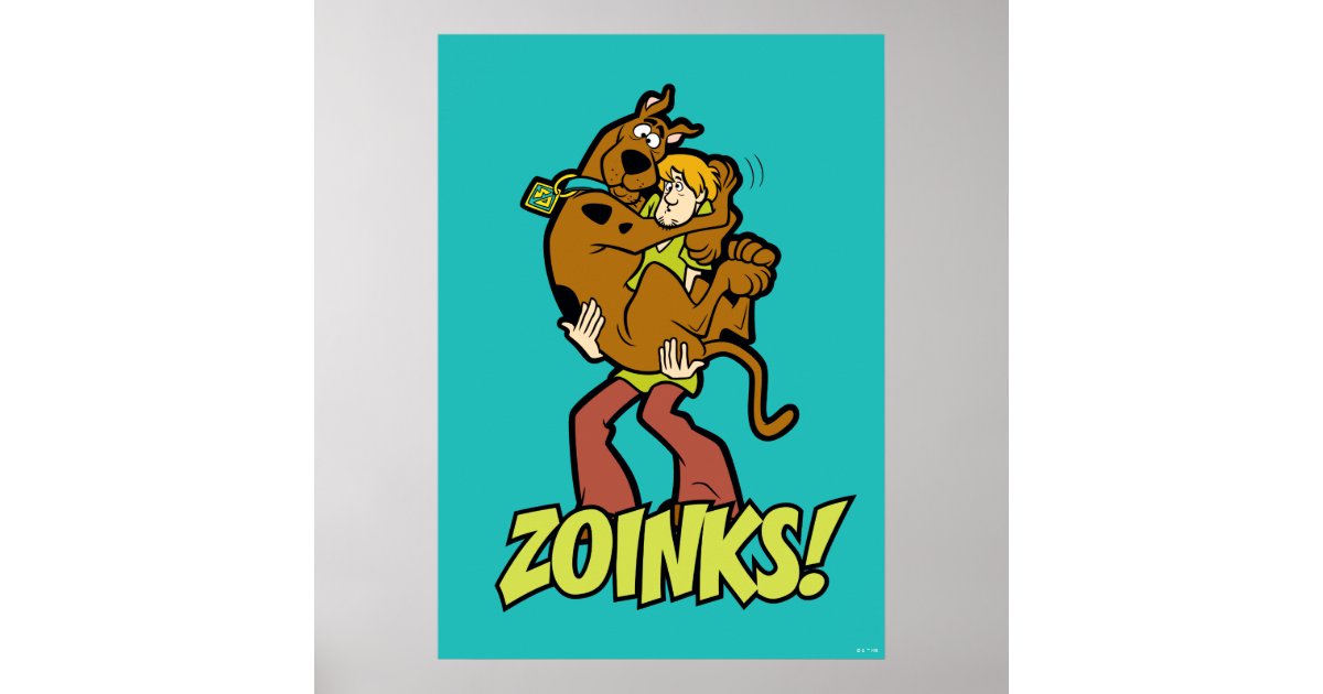 Scooby-Doo and Shaggy Zoinks! Poster | Zazzle