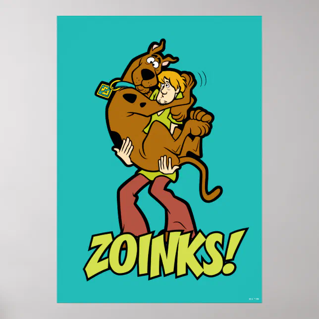 Scooby-Doo and Shaggy Zoinks! Poster | Zazzle