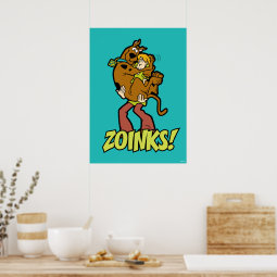 Scooby-Doo and Shaggy Zoinks! Poster | Zazzle