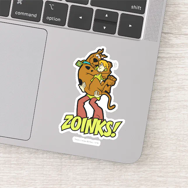 Scooby-Doo and Shaggy Zoinks! Sticker | Zazzle