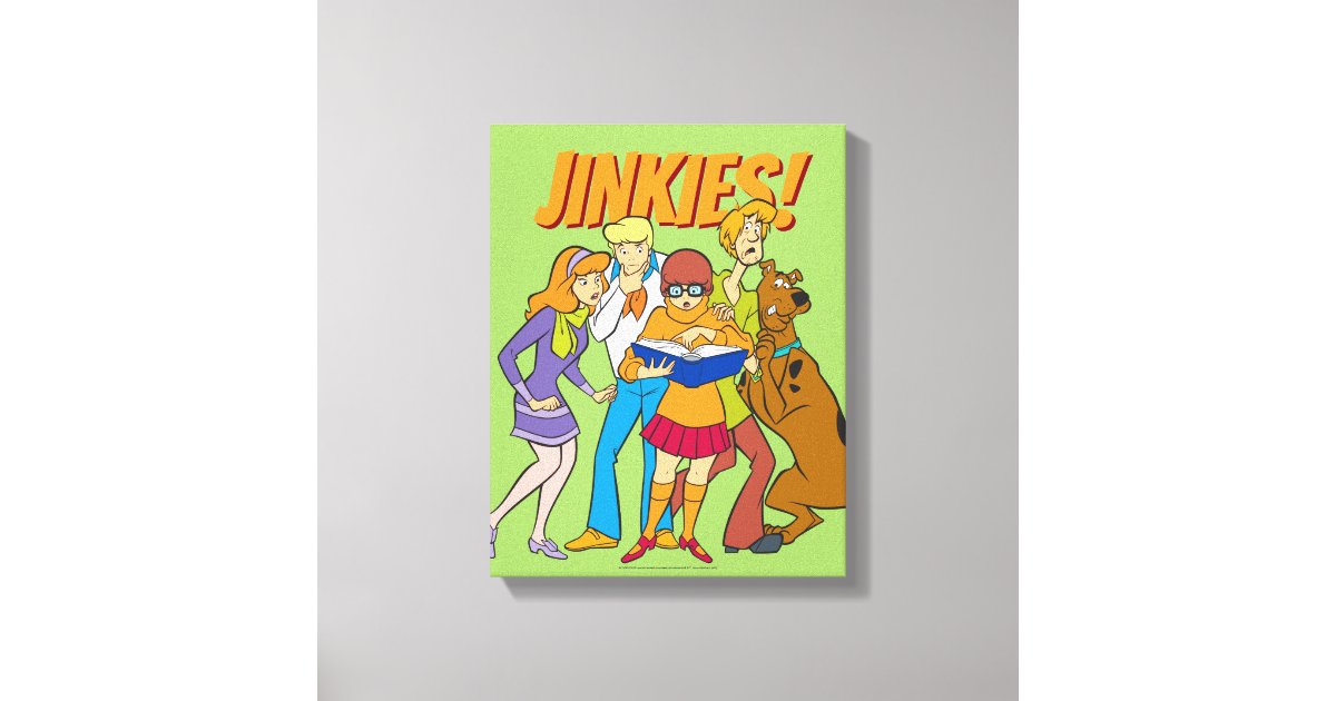 Scooby-Doo and the Gang Investigate Book Canvas Print | Zazzle