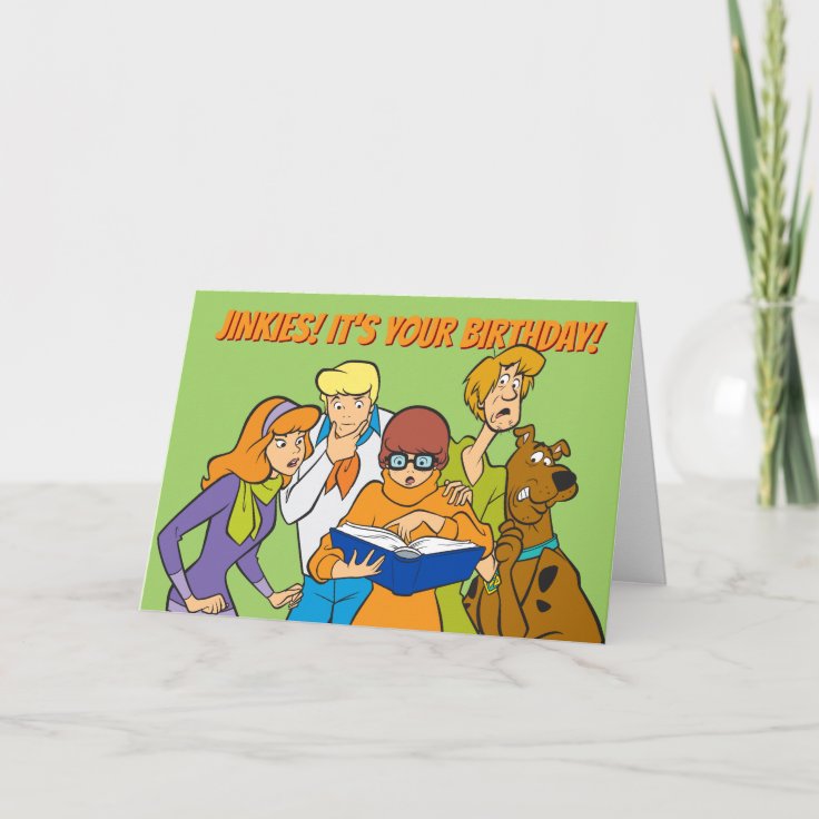Scooby-Doo and the Gang Investigate Book Card | Zazzle