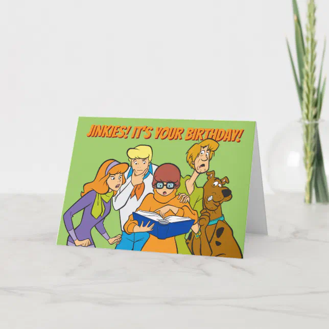 Scooby-Doo and the Gang Investigate Book Card | Zazzle