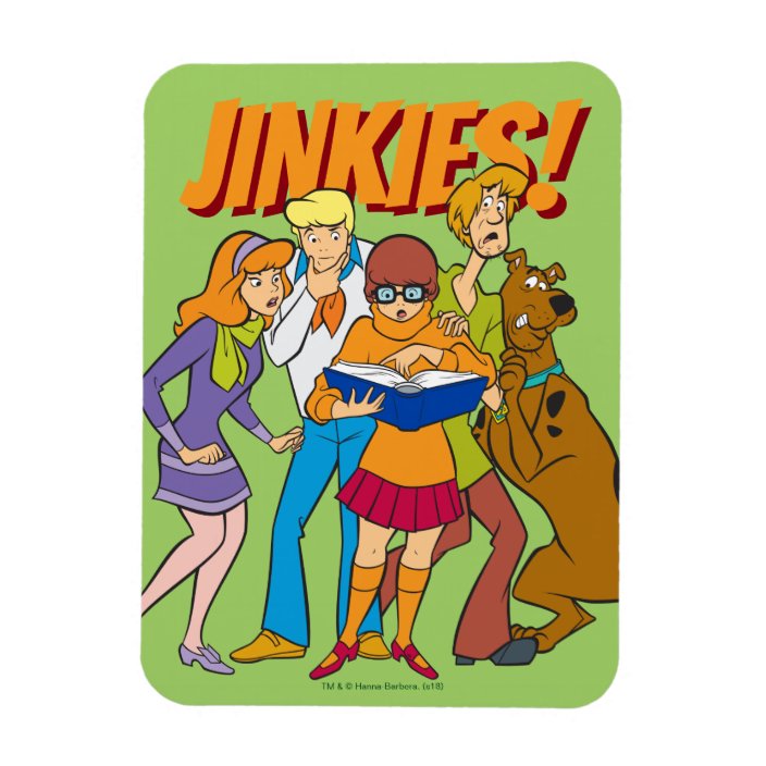 Scooby-Doo and the Gang Investigate Book Magnet | Zazzle.com