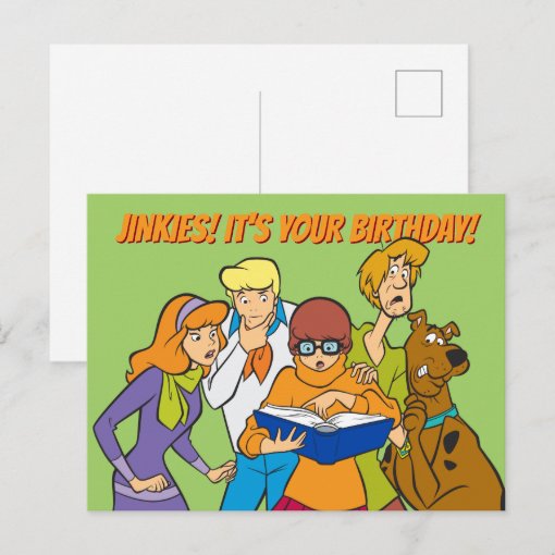 Scooby-Doo and the Gang Investigate Book Postcard | Zazzle