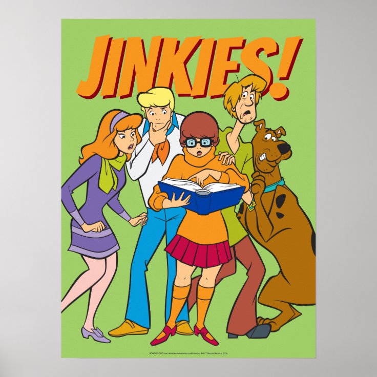 Scooby-Doo and the Gang Investigate Book Poster | Zazzle