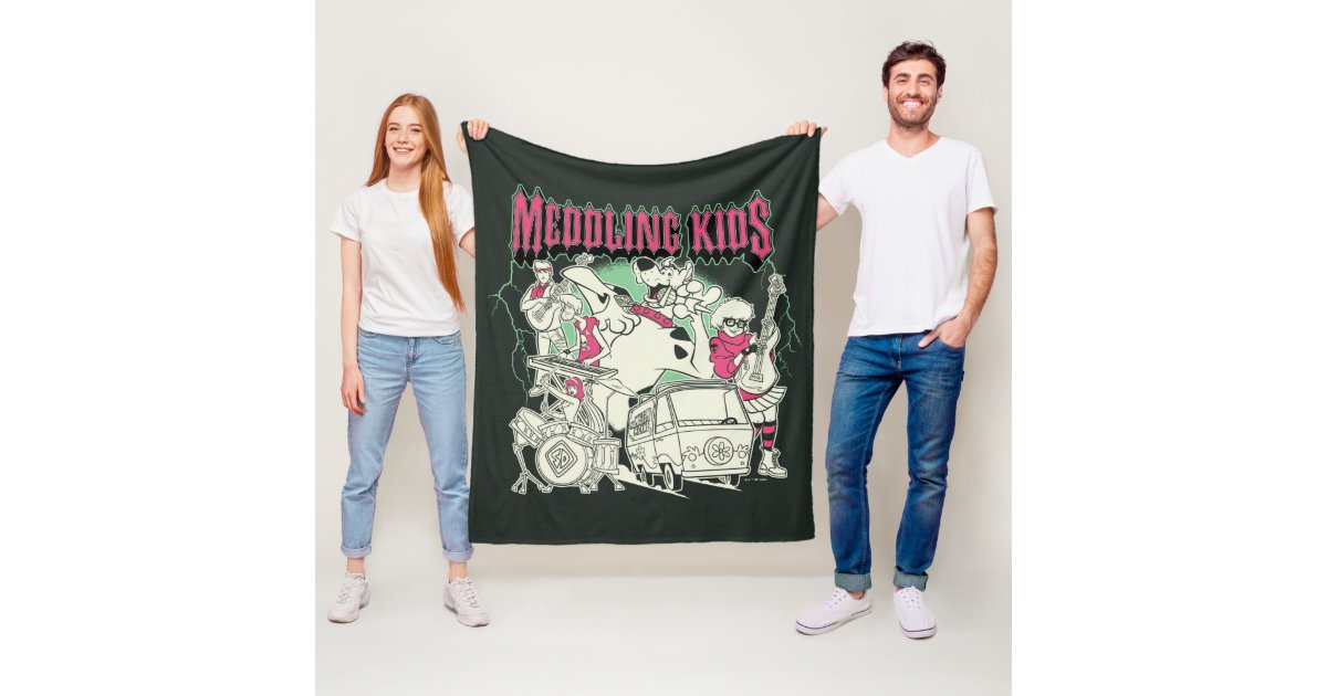 Scooby-Doo and the Gang Meddling Kids Punk Band Fleece Blanket | Zazzle