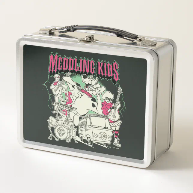 Scooby-Doo and the Gang Meddling Kids Punk Band Metal Lunch Box | Zazzle