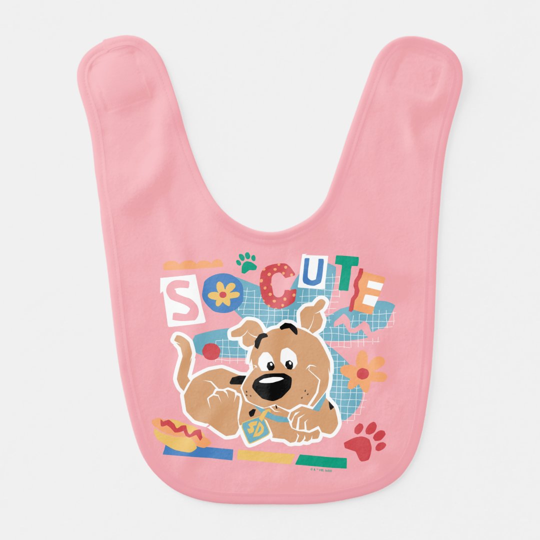 Scooby-Doo | Baby Scooby-Doo So Cute Baby Bib | Zazzle