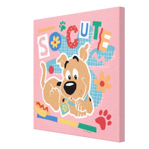 Scooby-Doo | Baby Scooby-Doo So Cute Canvas Print | Zazzle