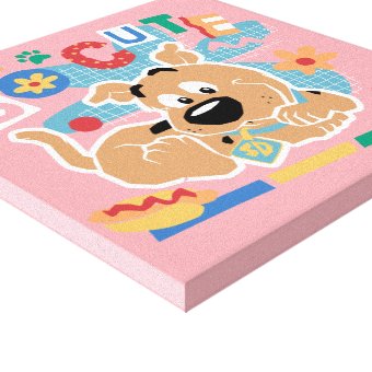 Scooby-Doo | Baby Scooby-Doo So Cute Canvas Print | Zazzle
