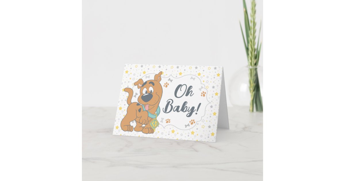 Scooby-Doo Baby Shower Card | Zazzle