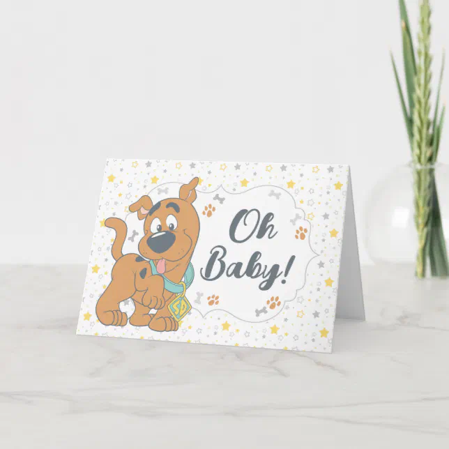 Scooby-Doo Baby Shower Card | Zazzle