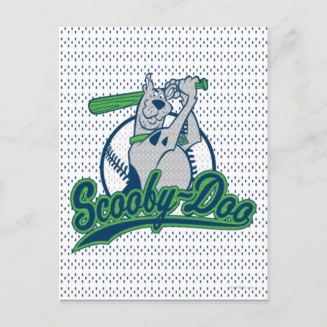 Scooby-Doo Baseball Logo Postcard | Zazzle
