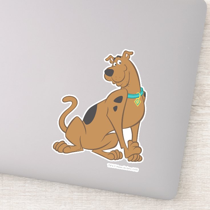 Scooby-Doo Bashful Pose Sticker | Zazzle
