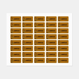 Scooby-Doo Camouflage Labels | Zazzle