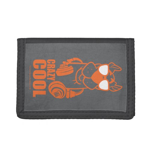 Scooby-Doo "Crazy Cool" Headphone Graphic Trifold Wallet | Zazzle