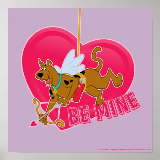 Scooby-Doo Cupid - Be Mine Poster | Zazzle.com